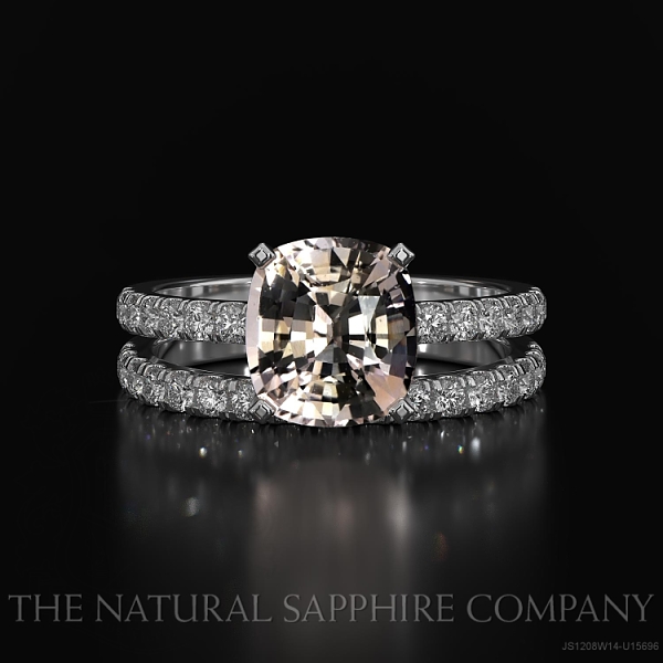 14k white gold white sapphire ring store